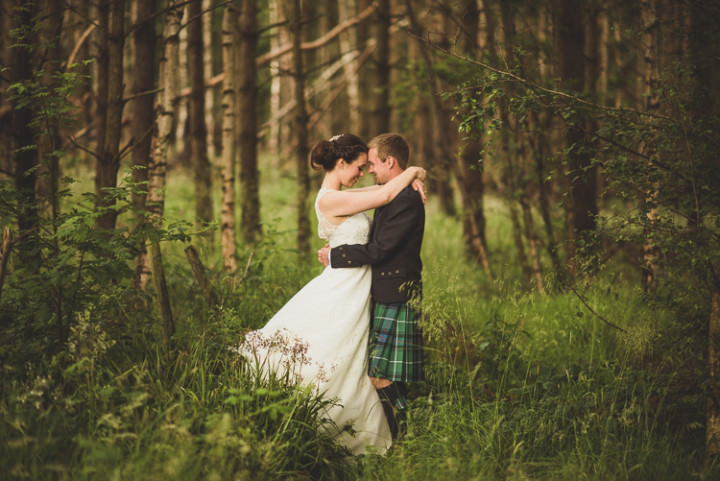Cornflower Blue & Jade Green Scottish Woodland Village Hall