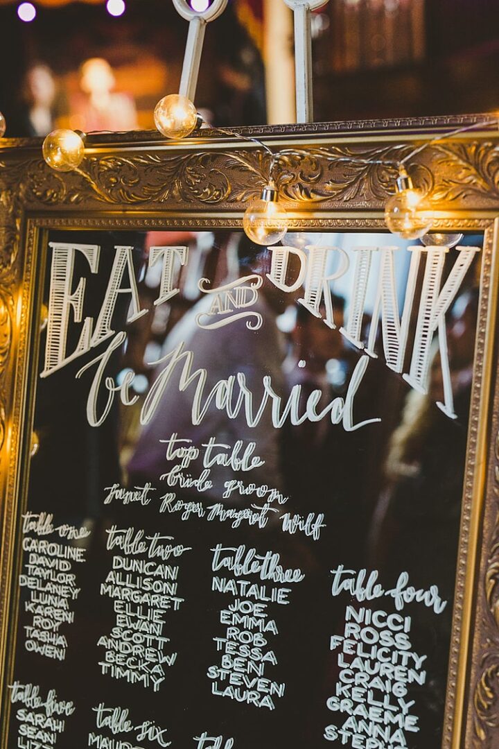 20+ Stylish Mirror Wedding Table Plan Ideas