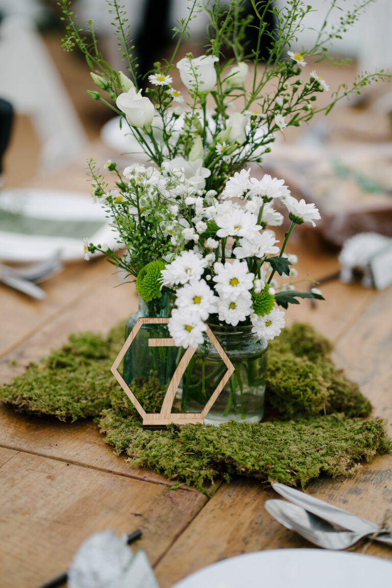 48 Stylish Wedding Table Number & Name Card Display Ideas